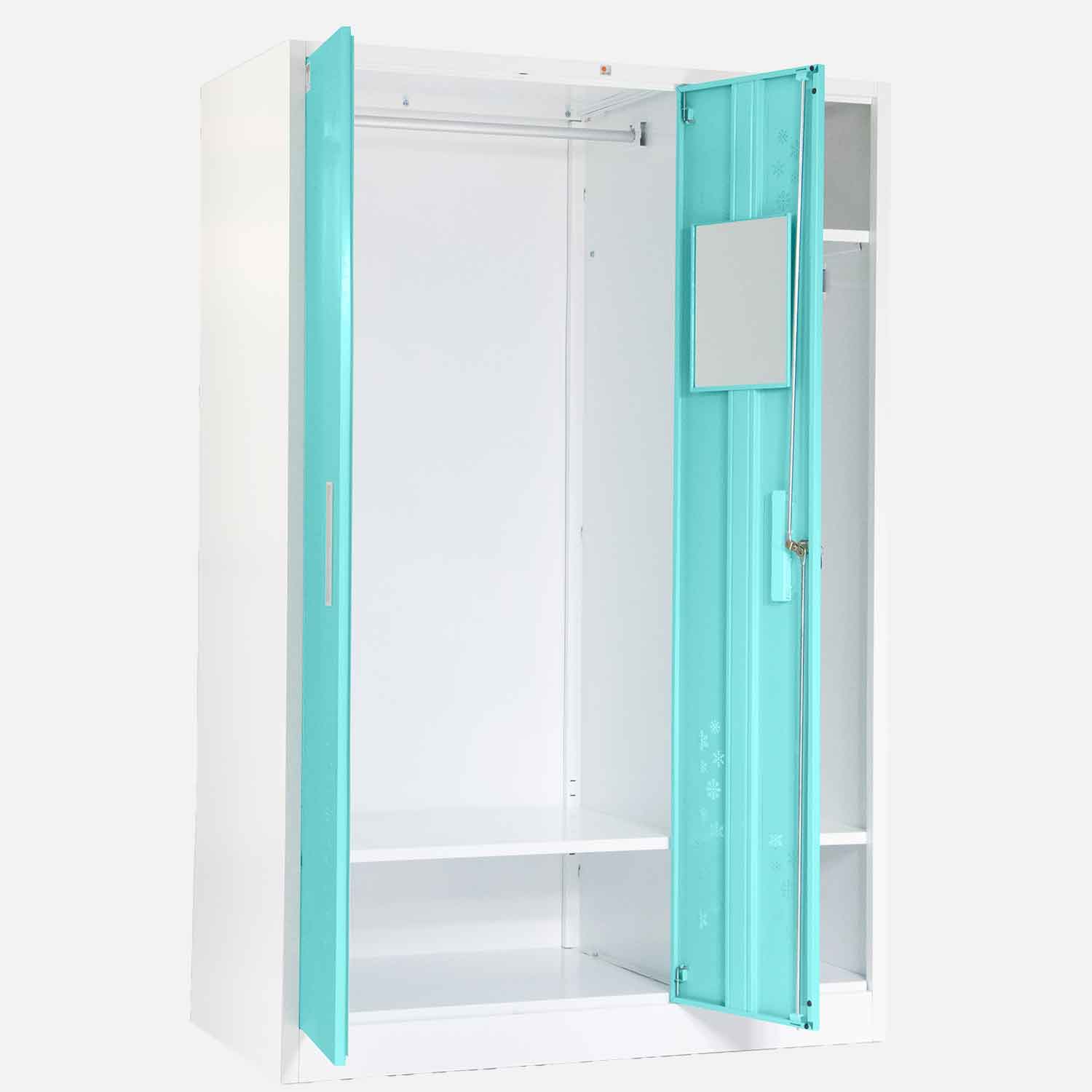 ตู้เสื้อผ้าบานเปิดสลับโล่ง YWS-SW05/00 | เหล็กหนา ได้มาตรฐาน